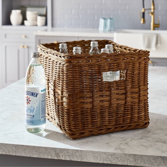 Studio McGee | Accents | Threshold Designed With Studio Mcgee Rattan Cube Basket | Poshmark